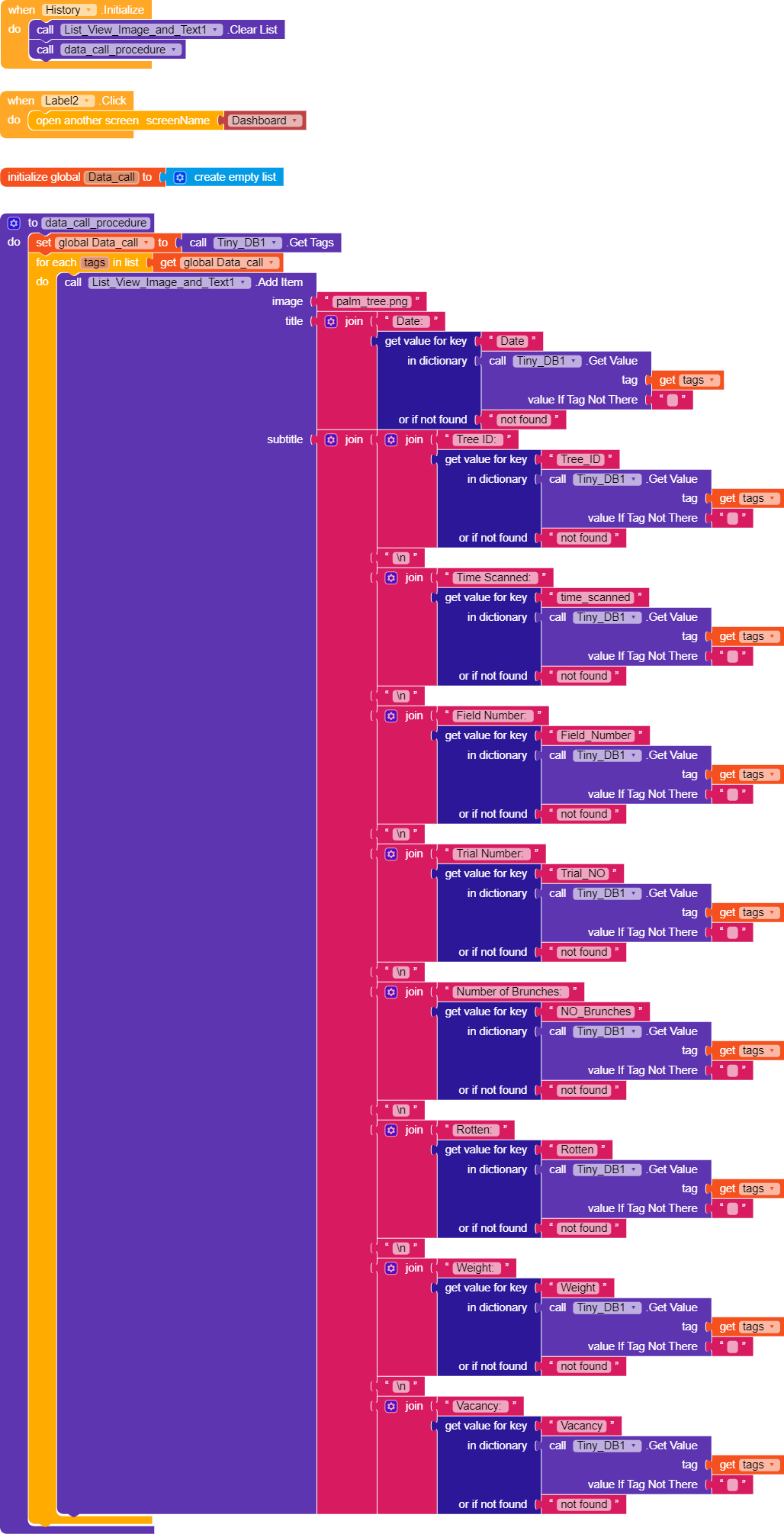 Export data from tinydb to excel sheet - Discuss - Kodular Community