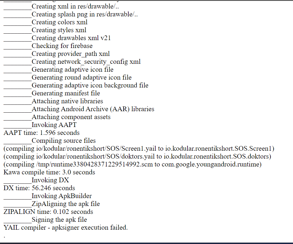 Error downloading file APK - Discuss - Kodular Community
