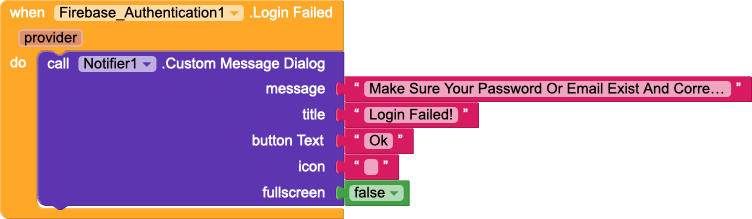 Firebase Auth Login & Sign Up Failed - Discuss - Kodular Community