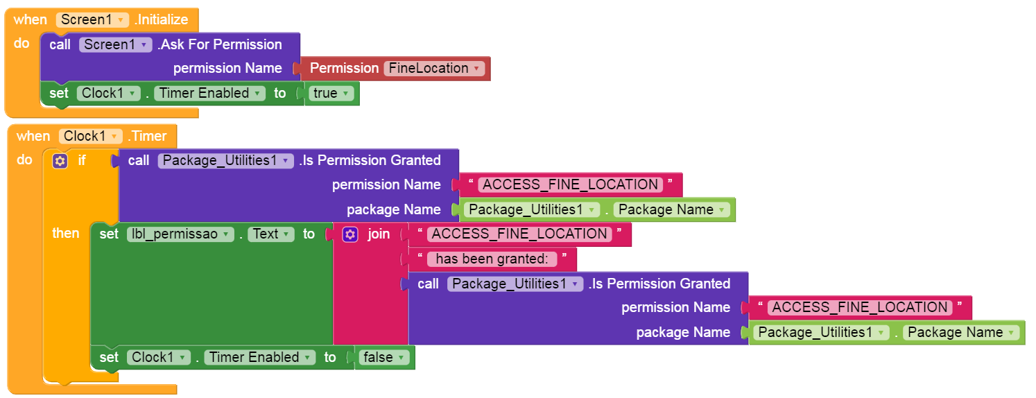 Permission Granted Event for Fine Location - Bugs - Kodular Community