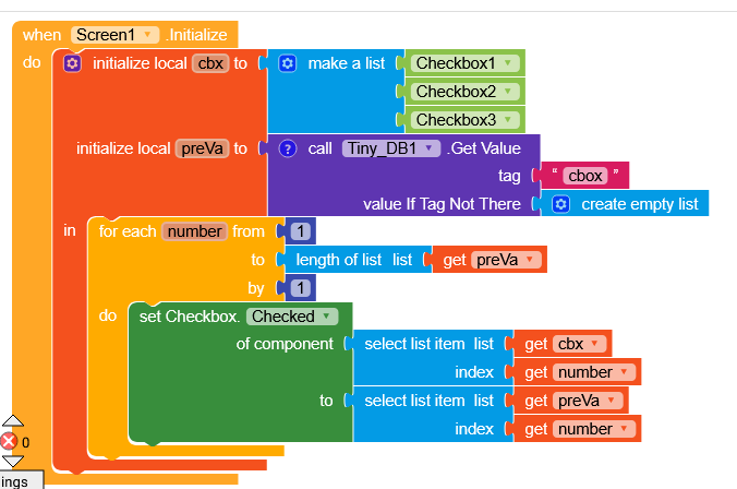 Checkbox, i dont know to create tinydb for checkbox - Discuss - Kodular Community