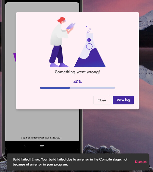 I get this error Stuck at Compiling source files - Discuss - Kodular Community