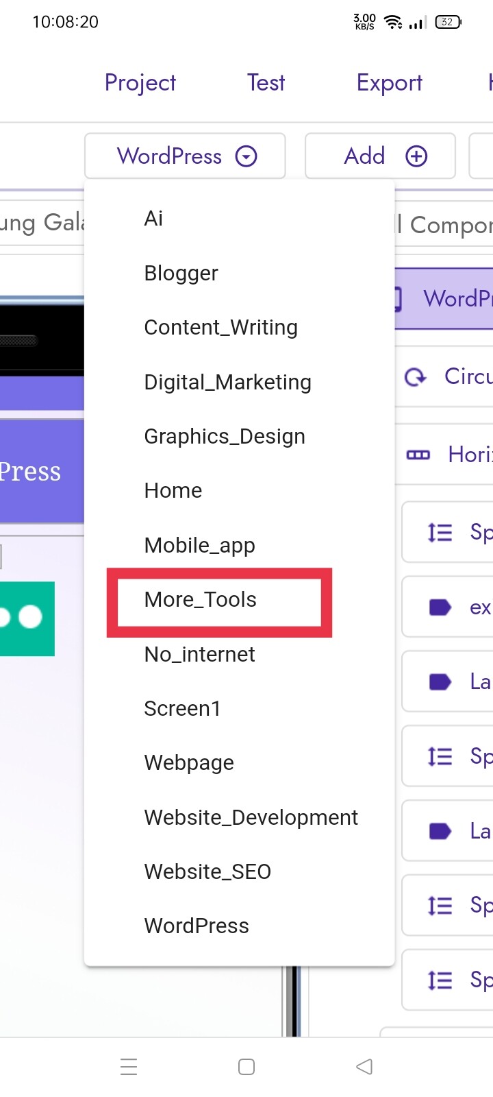 Kodular " More Tools " Screen Bug! - Discuss - Kodular Community