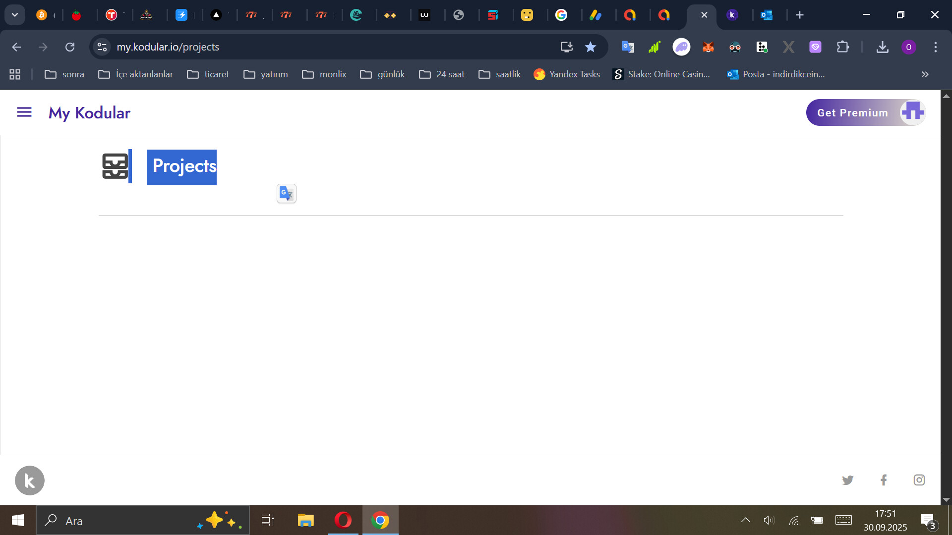 Project area empyy and new project create not work site - Discuss - Kodular Community