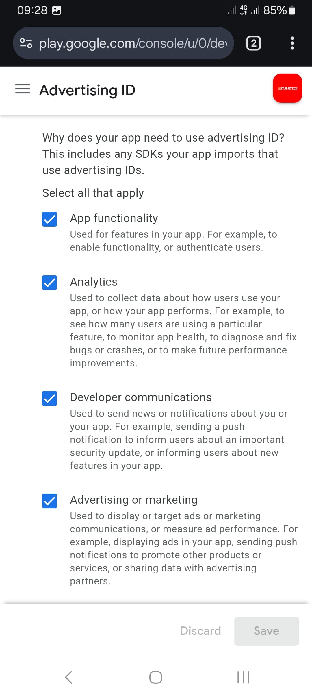 Cant update app due to com.google.android.gms.permission.AD_ID error. (2024) - Discuss - Kodular ...
