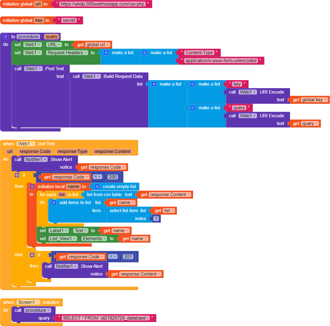 Mysql database error - Discuss - Kodular Community