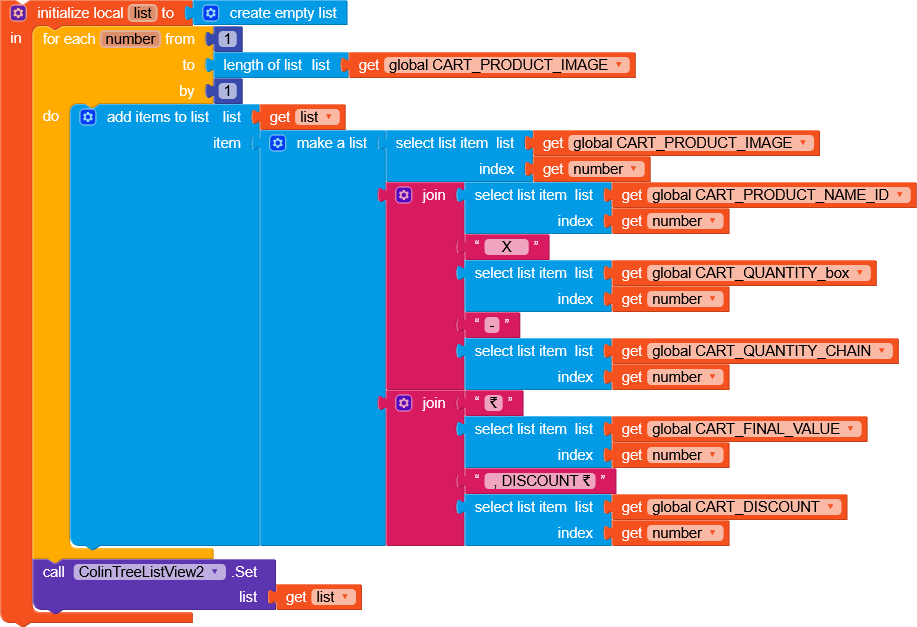 Help to store the colintree list in gsheet & retrive back - Discuss - Kodular Community